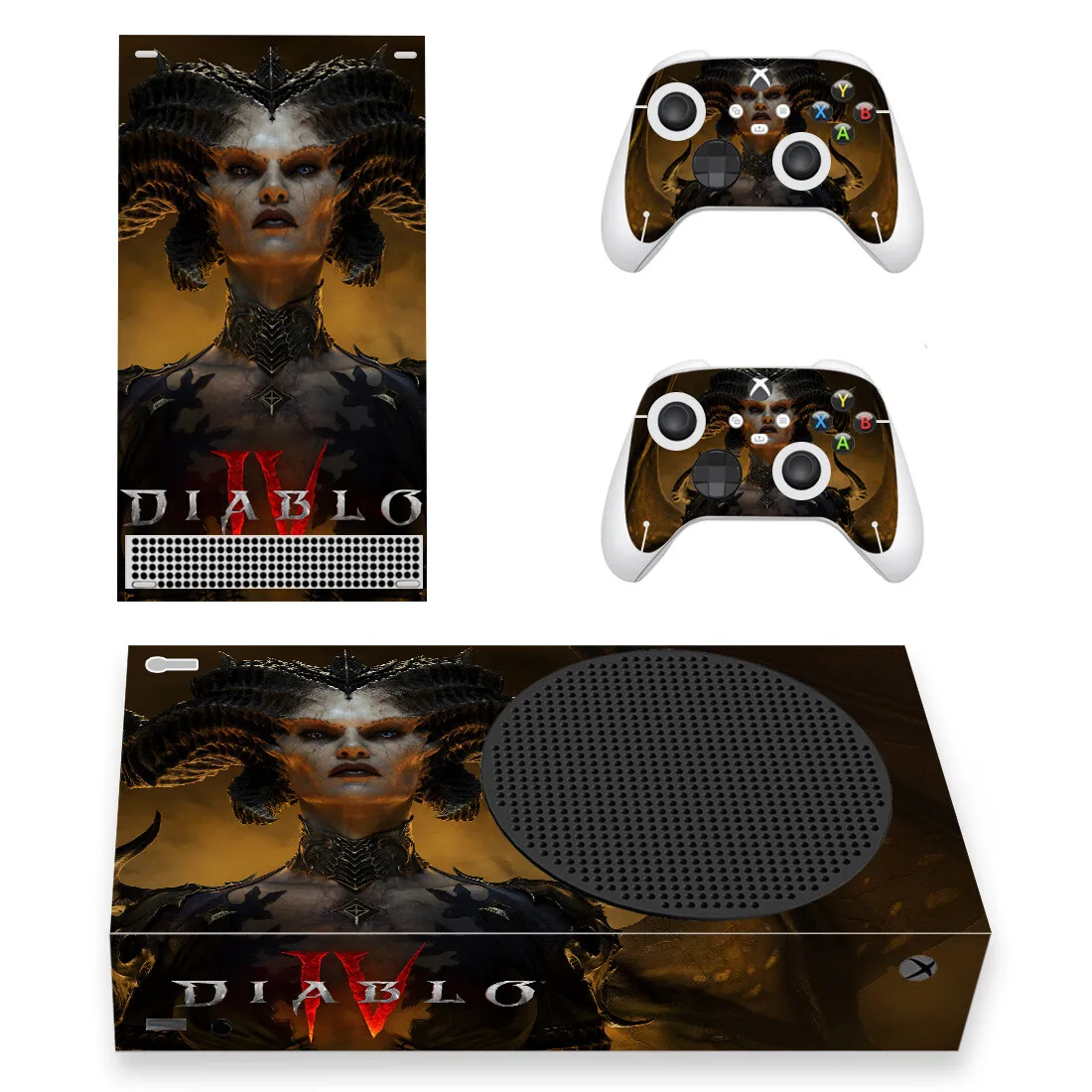Diablo-4-Devil-Lilith-Skin-Sticker-Cover-para-Xbox-Series-S-Console-and ...