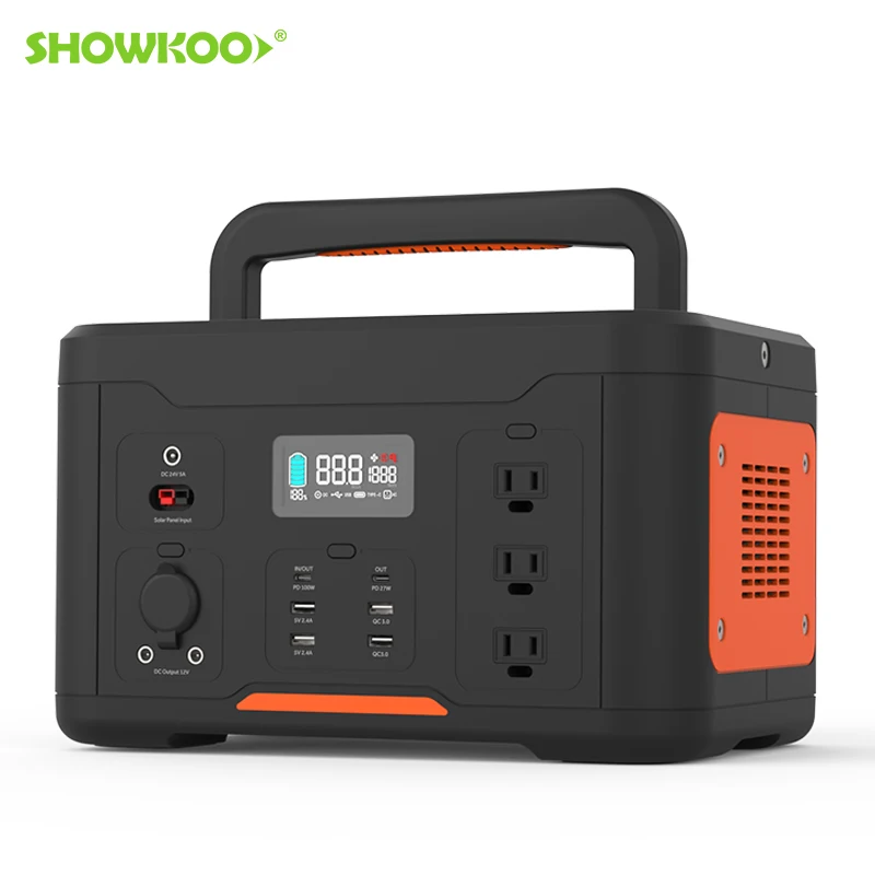 Power bank 1166wh 1000W portable power station generator with solar ...