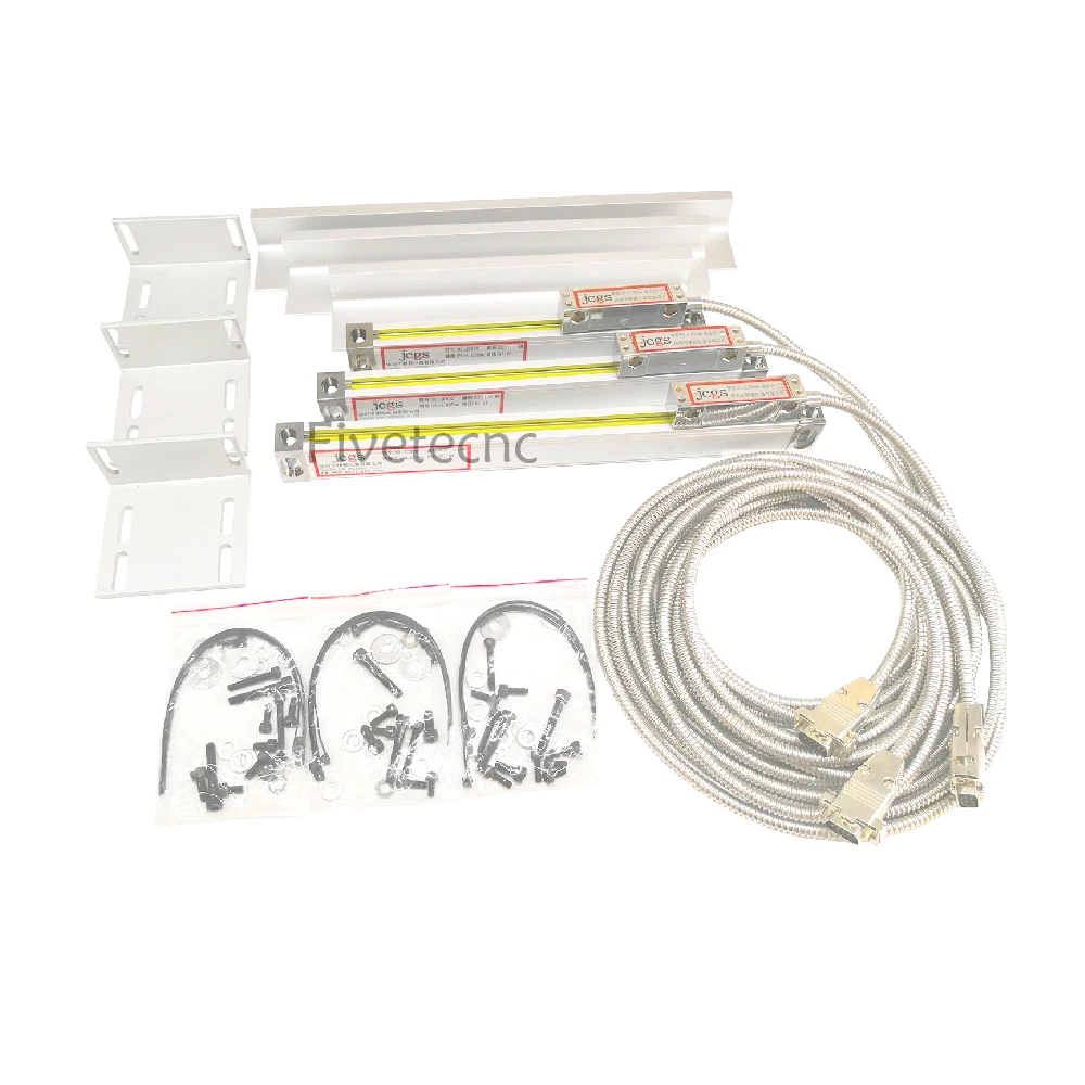 Lathe Milling Machine Linear Scales Encoder Optical Ruler 0.005mm 5V ...