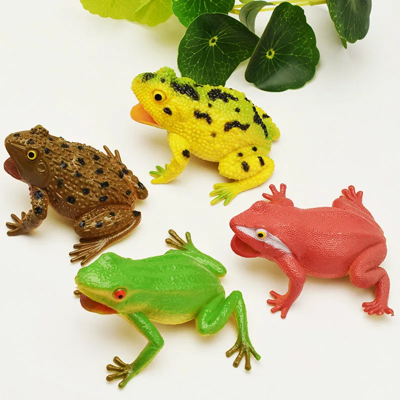 1pcs-Fashion-Funny-Toy-Simulation-Frog-Model-Animal-Toys-Novelty-Toad ...