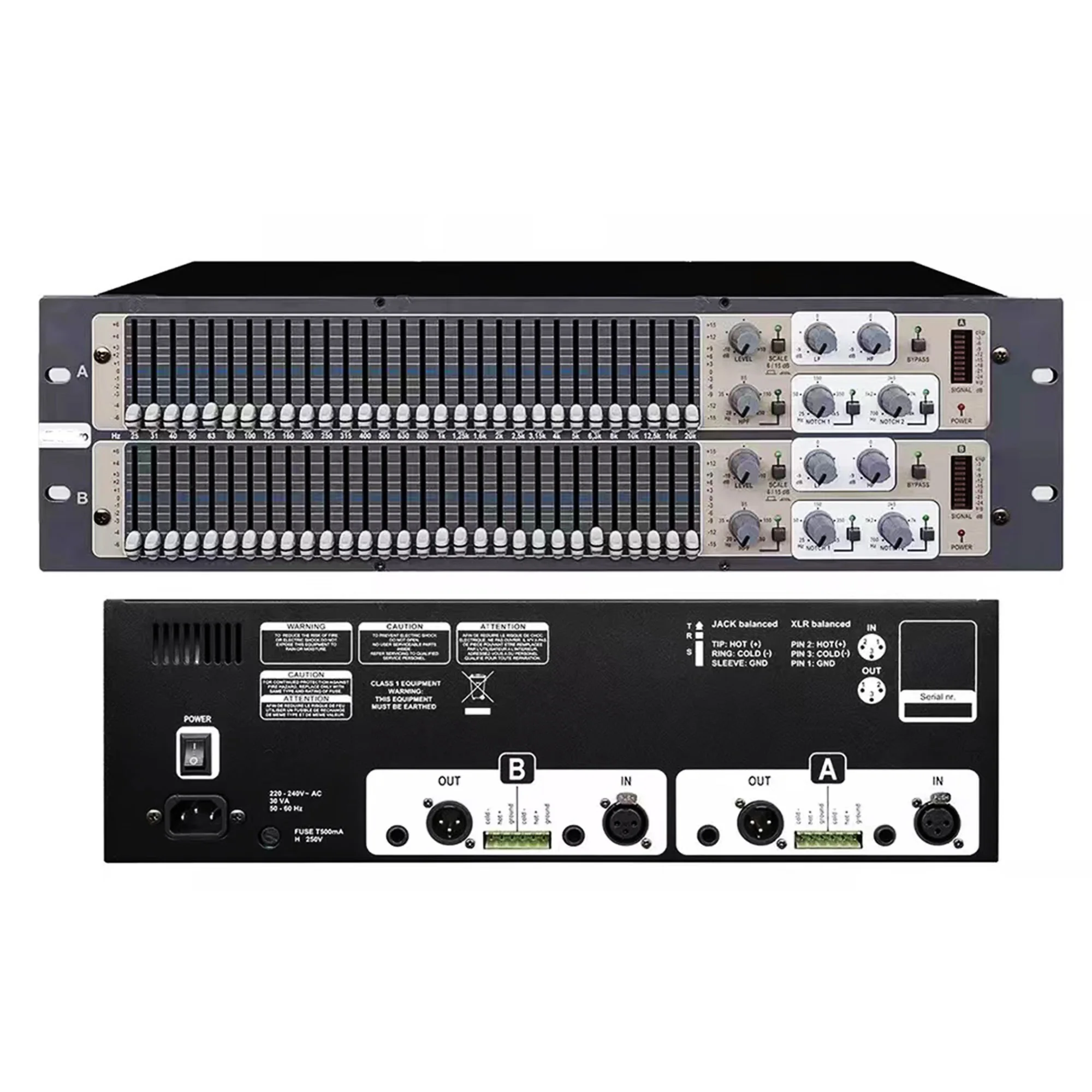 Paulkitson dBQ-zero 30Band Graphic Equalizer Profesional Audio ...