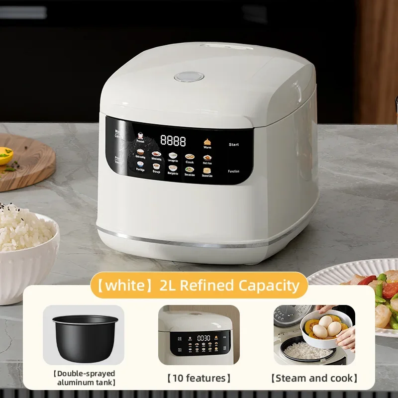 Smart Electric Rice Cooker Multifunction 2L Capacity Non-stick Liner ...