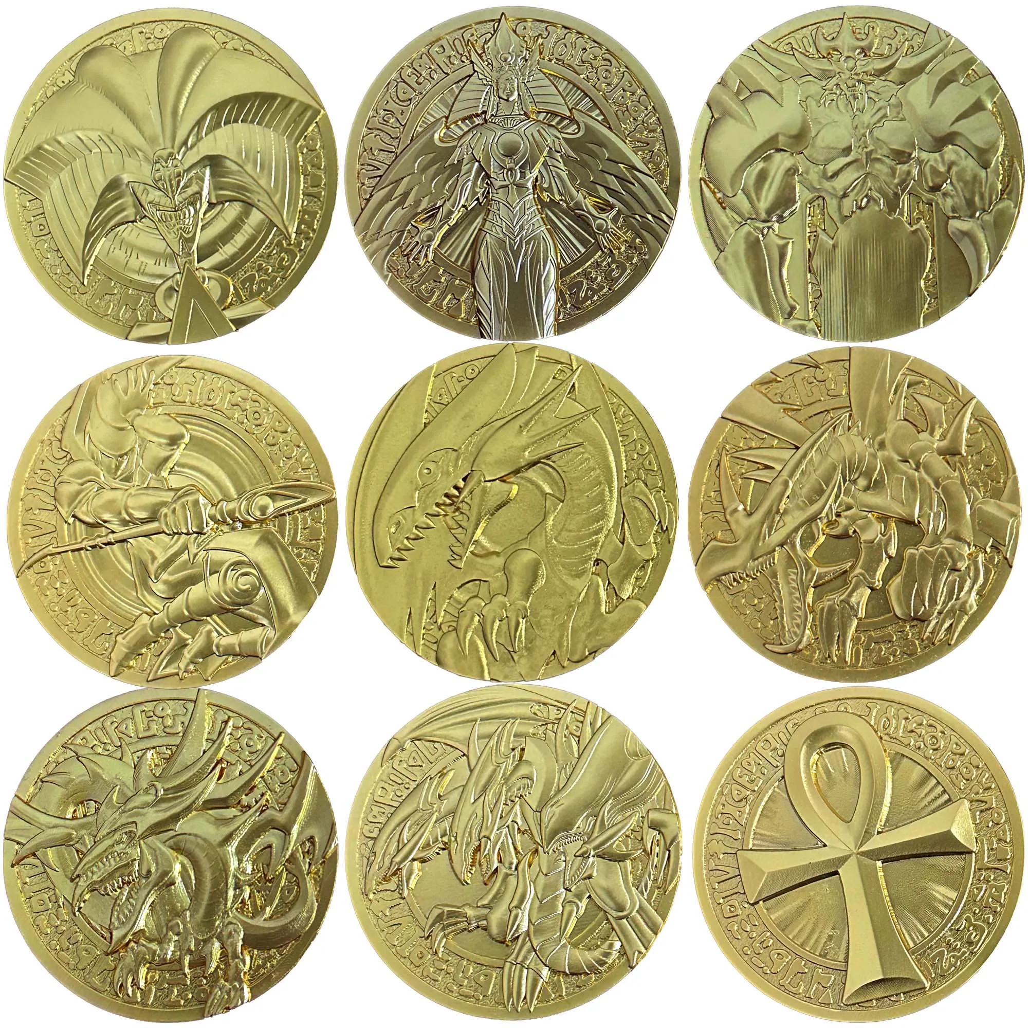 Yu-gi-oh-Moneda-de-Metal-en-relieve-del-25-aniversario-mago-oscuro-ojos ...