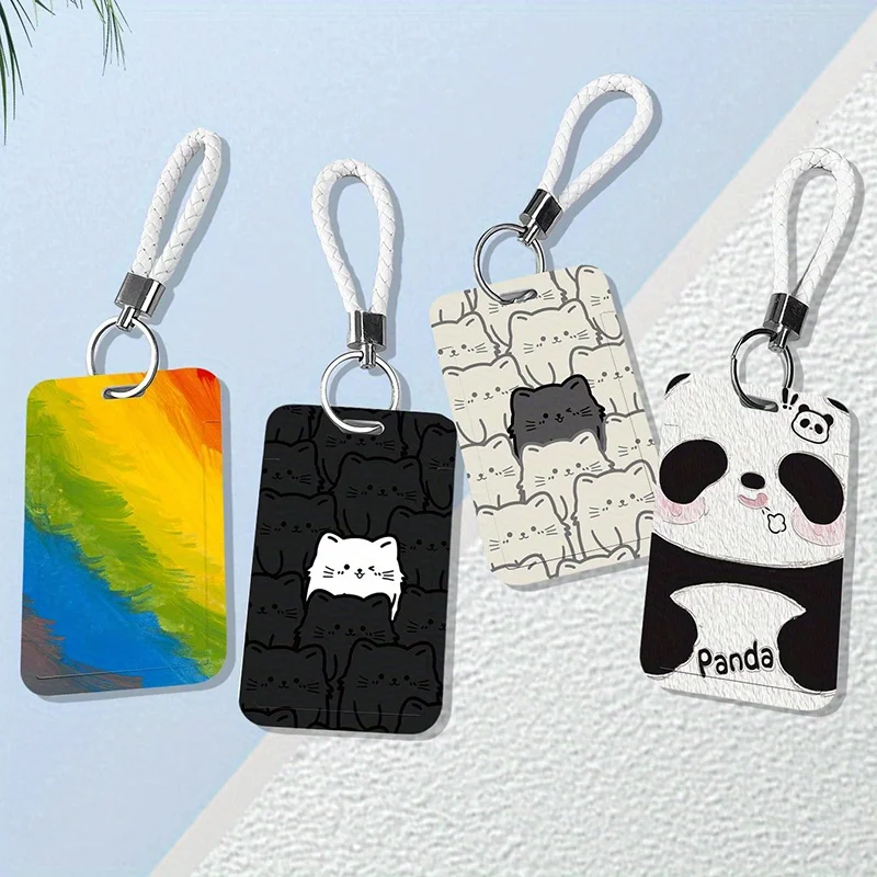 Cute-Panda-Card-Holder-Badge-Credit-Card-Holder-Student-ID-Card-Holder ...
