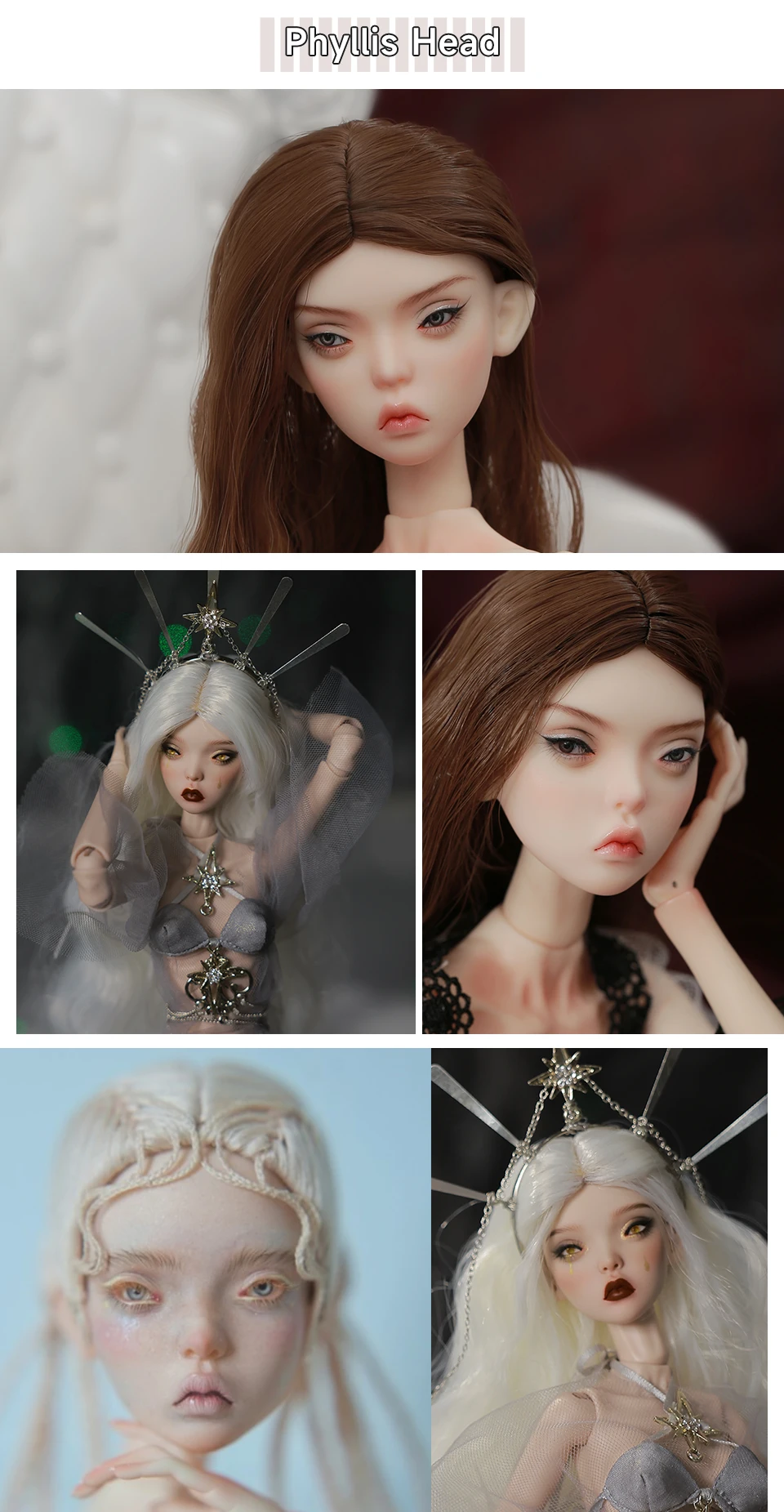 Phyllis Beth Kunis Winona 1/4 Special Body Head Only High Quality Toys ...