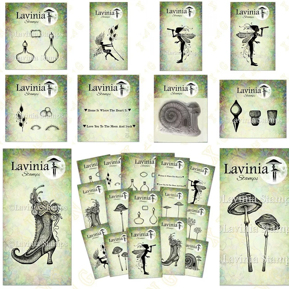 Pixie-Boot-Spellcasting-Remedies-and-Mushrooms-Clear-Stamps-for-DIY ...