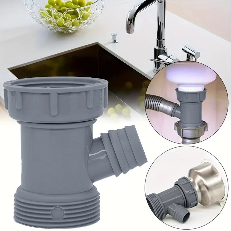 Sink-Drain-Pipe-Adapter-Y-Shaped-Kitchen-Basin-Sewer-Branch-Connector ...