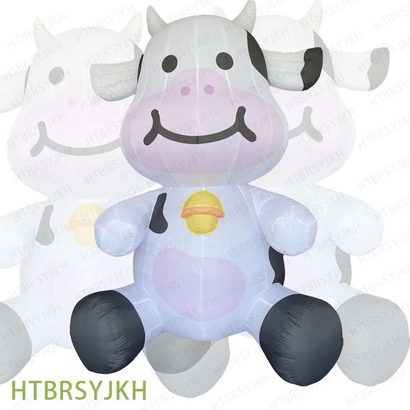 Cute-cartoon-inflatable-cow-air-model-animal-shop-bar-theme-atmosphere ...