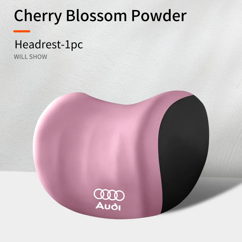 Reposacabezas de espuma viscoelástica con soporte lumbar para asiento de coche para Audi A1, A3 ...