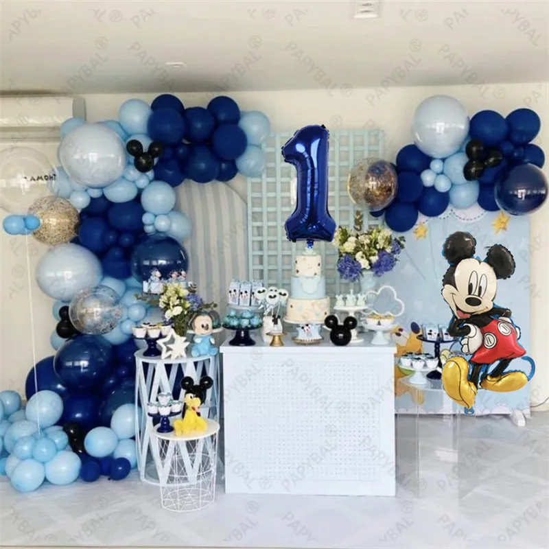 Disney-Mickey-Mouse-Arco-Azul-Bal-o-para-Crian-as-Decora-o-de-Festa-de ...