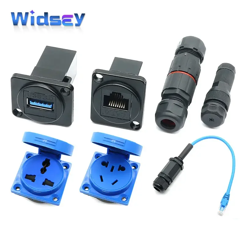 Conector-de-red-a-prueba-de-agua-10-16A-AC250V-CN103-CN105-300V-CC12 ...