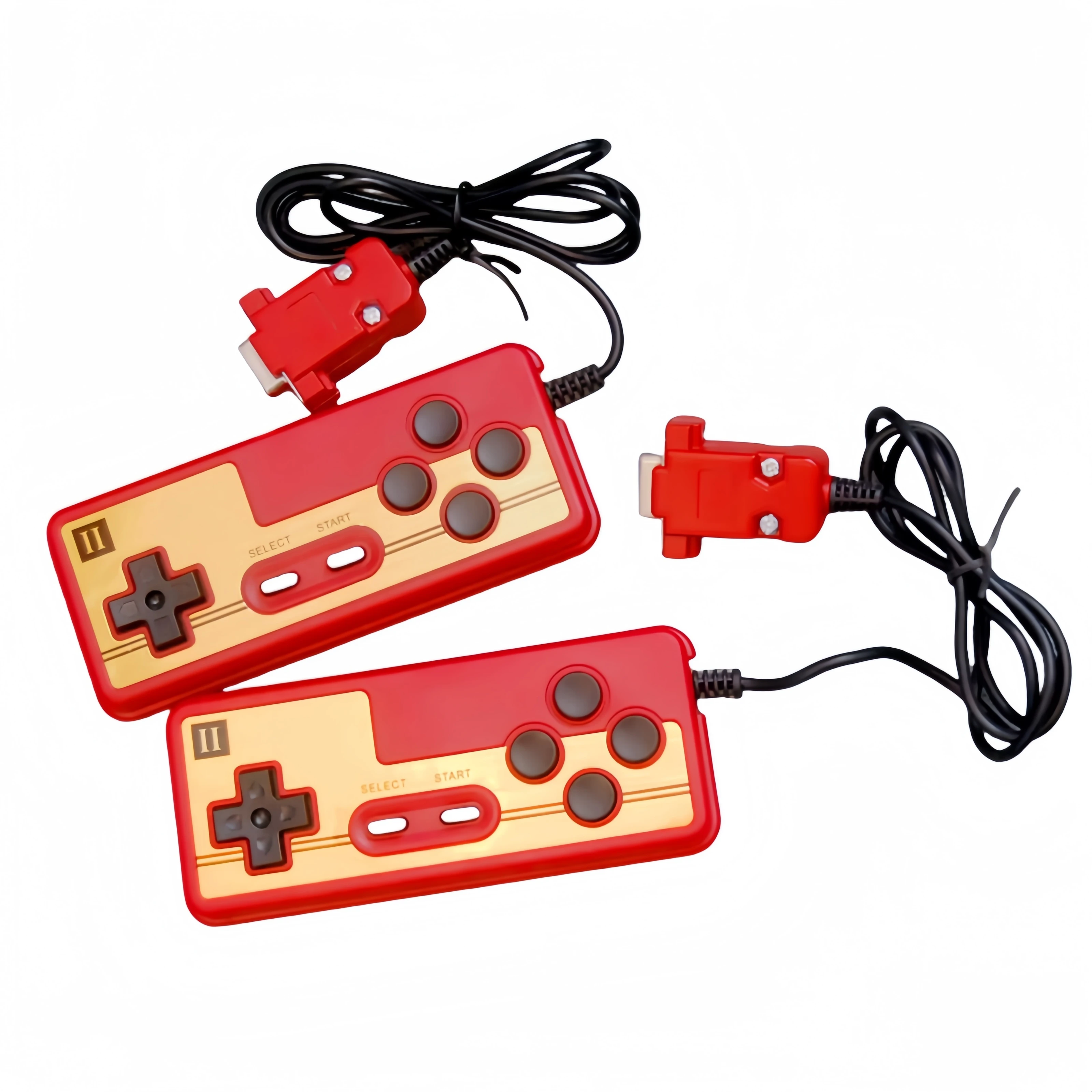 Famicom-controlador-com-fio-7pin-9pin-4-bot-es-de-alta-qualidade-80cm ...