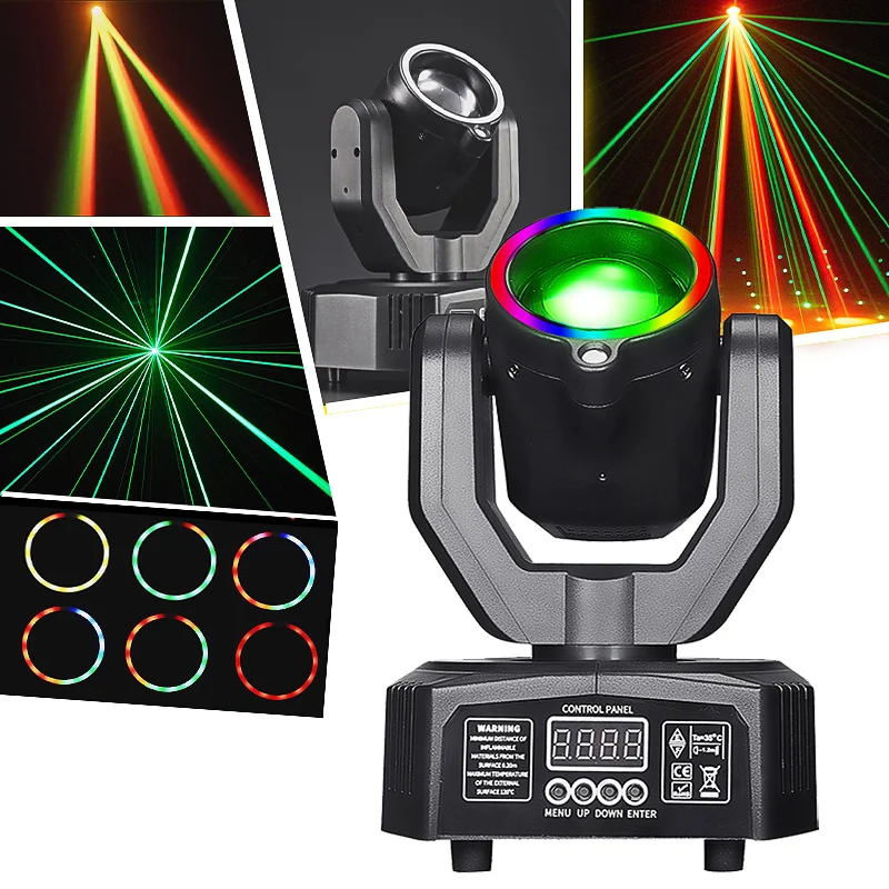 Mini Moving Head Light DMX Sound Control Remote for Disco DJ Strong ...
