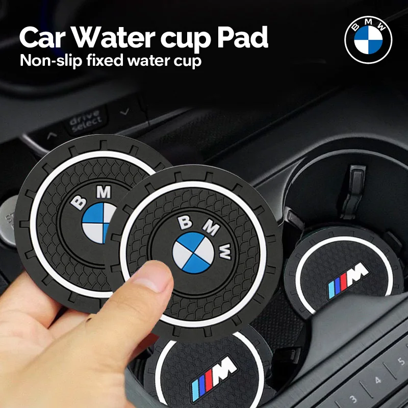 Car-Water-Cup-Pad-Car-Coaster-Anti-Slip-Drink-Holder-Mat-For-BMW-i7-X7 ...