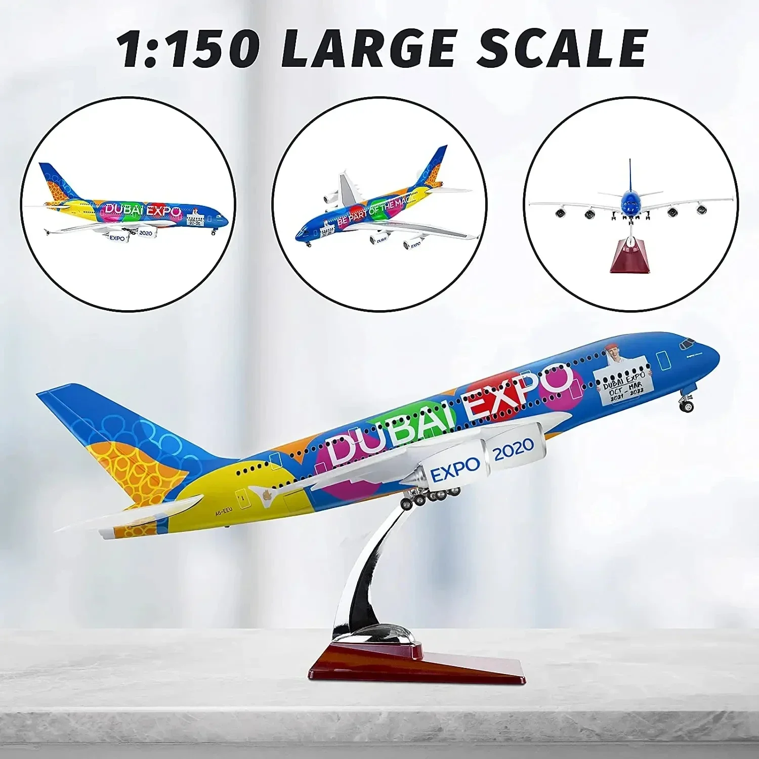 1-160-Scale-Large-Model-Airplane-Airbus-380-Plane-Emirates-Airplanes ...