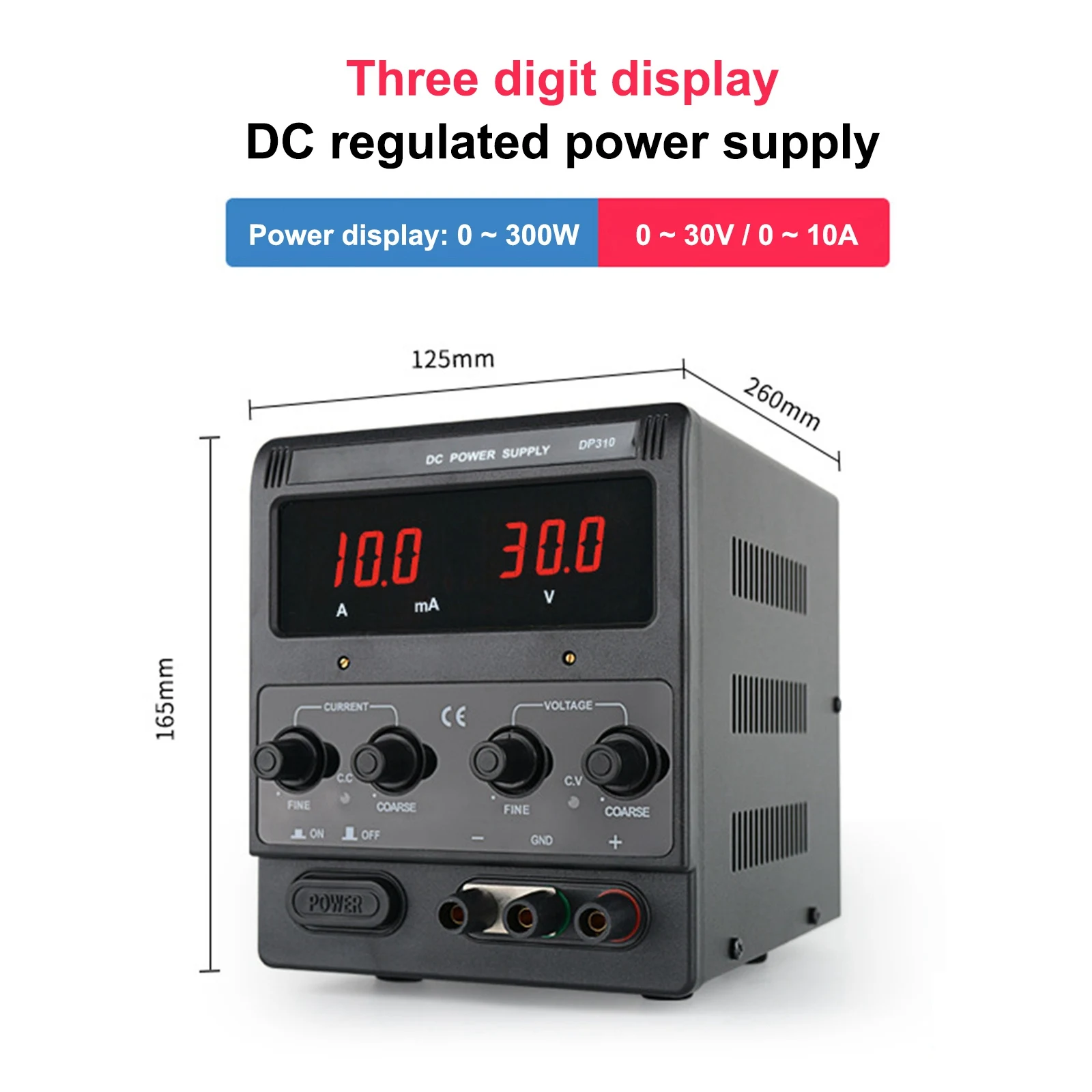DP310-300W-DC-Switching-Power-Supply-Adjustable-Laboratory-30V-10A-LED ...