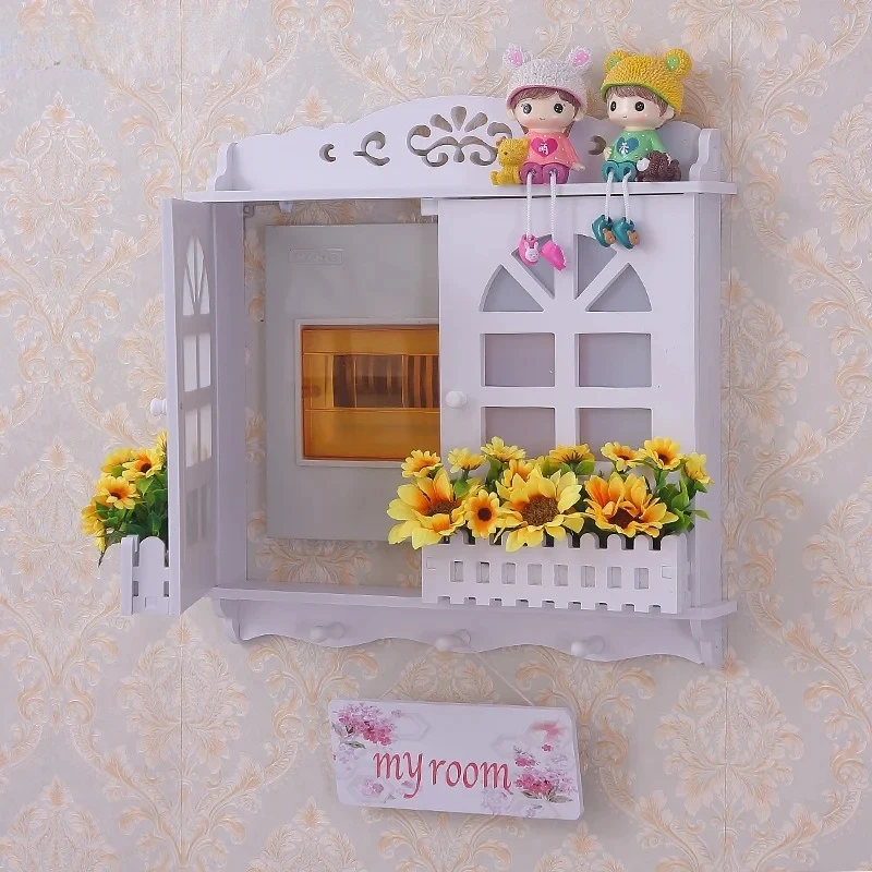 Electric-Meter-Box-Wall-Ornament-Punch-free-Boxes-Decoration-Nordic ...