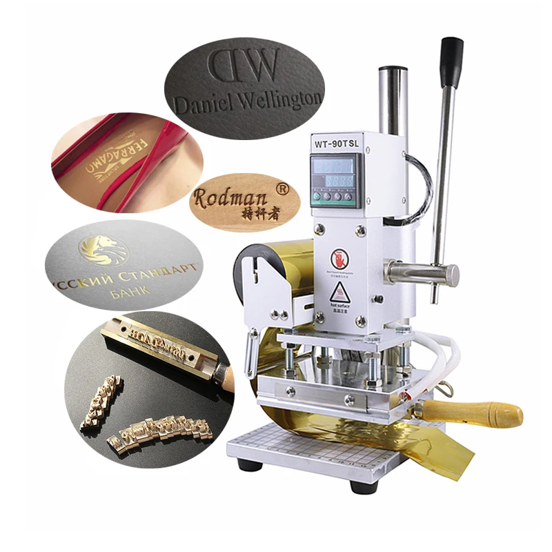 Manual-Embossing-Machine-with-Positioning-Slider-for-PVC-Leather-Hot ...