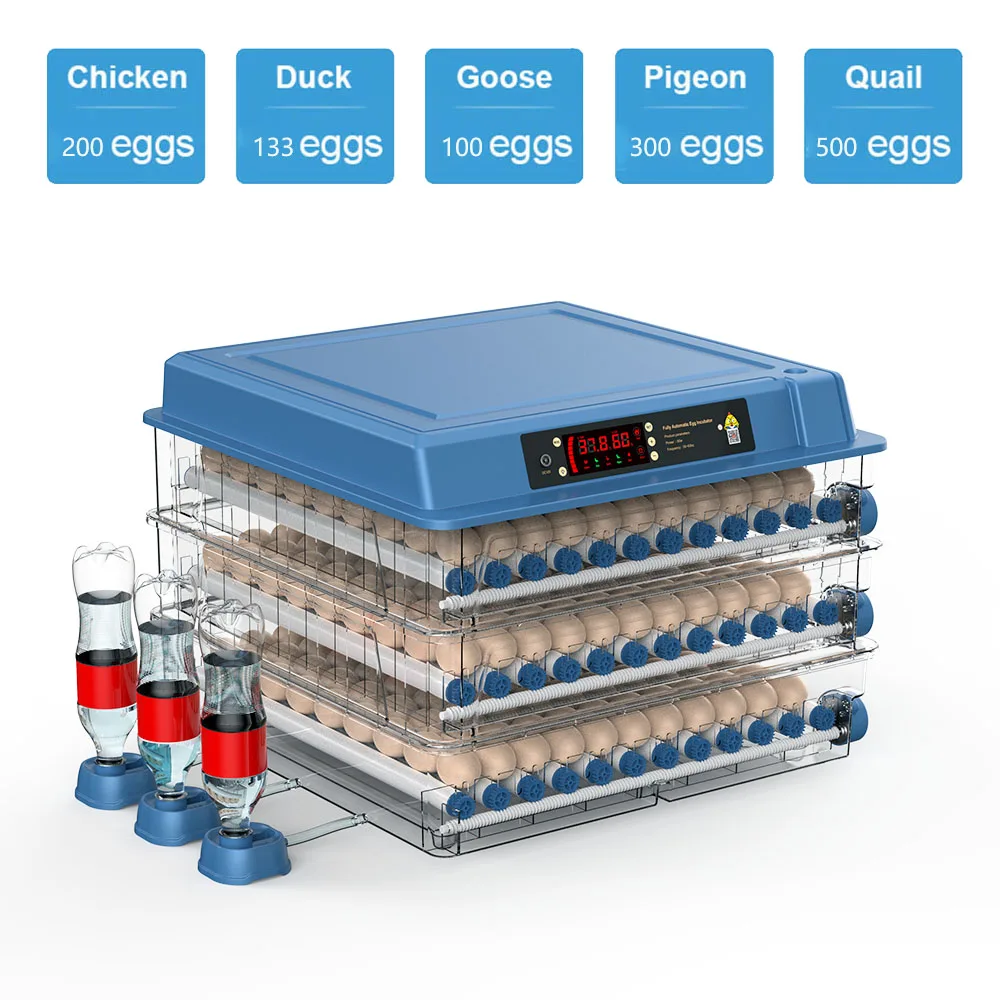 200-Eggs-Incubator-Fully-Automatic-Commercial-Hatching-Machine-Farmer ...