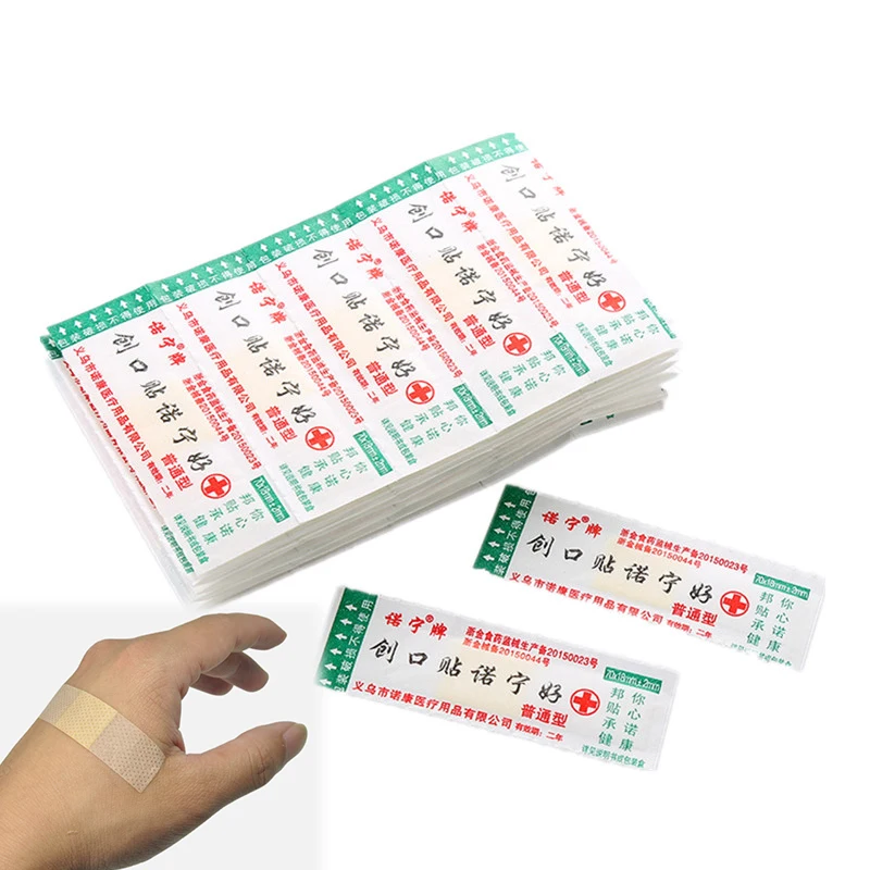 50pcs Emergency First Aid Bandage Heel Cushion Adhesive Plaster ...