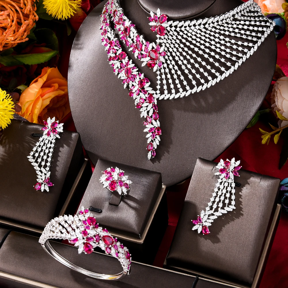 Missvikki-Luxury-Gorgeous-4PCS-Jewelry-Sets-for-Women-Bridal-Wedding ...