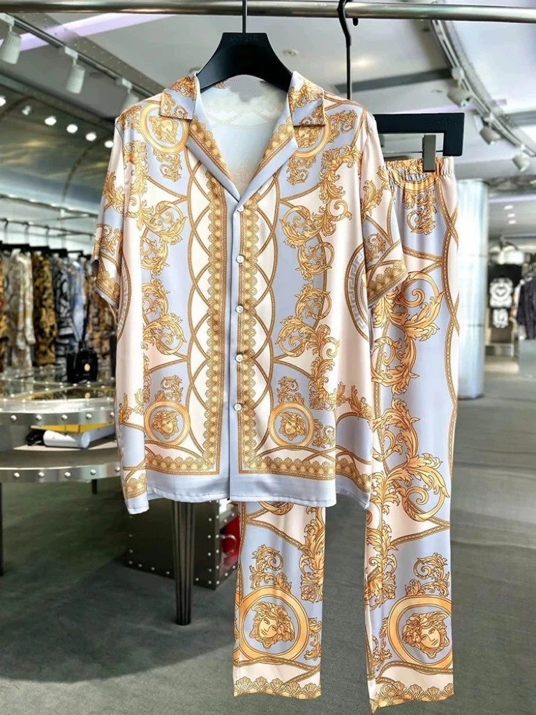 Conjunto-de-ropa-de-casa-para-hombres-y-mujeres-pantalones-de-manga ...