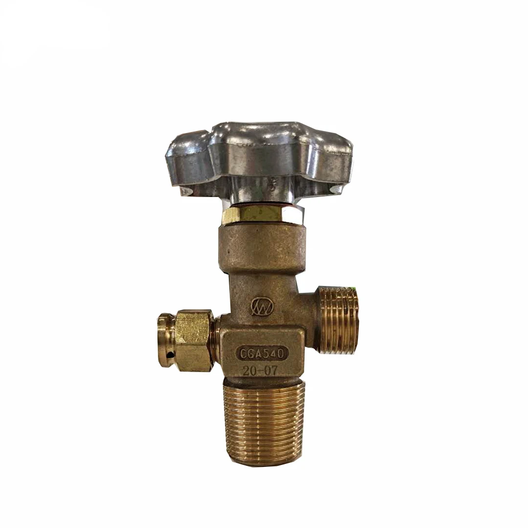 CGA540-Gas-Flow-Control-Safety-Oxygen-Air-Nitrogen-Cylinder-Brass-Gas ...
