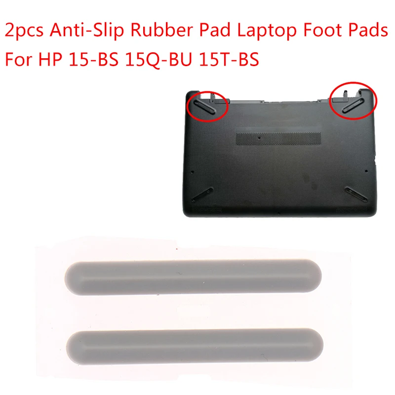 2Pcs Anti Slip Rubber Pad Laptop Foot Pads For Hp 15 BS 15Q BU 15T BS ...