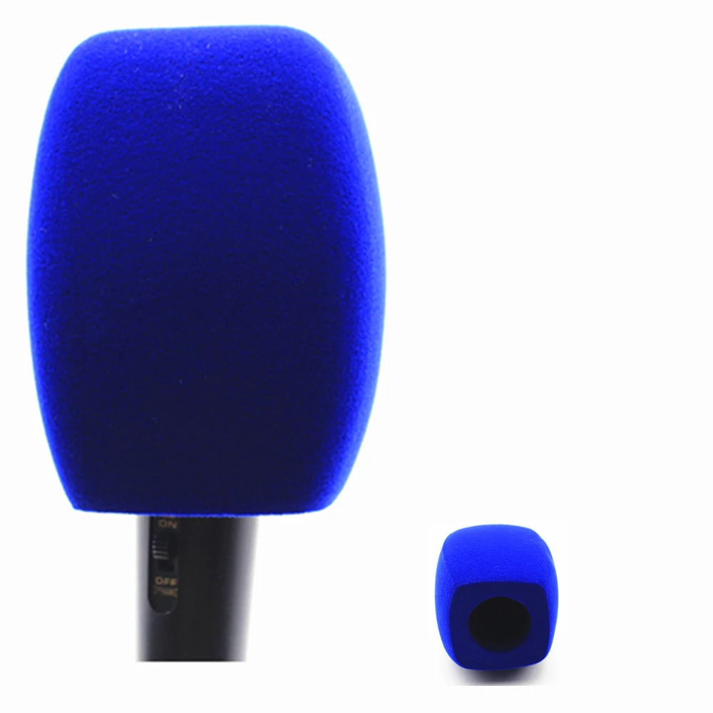 Flocked Mic Foam Windscreens Handhold Microphone Sponge Covers ...
