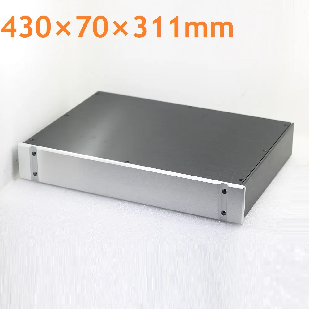 430x70x308mm-DIY-Brushed-Aluminum-Chassis-Music-Box-Power-Amplifier-PSU ...