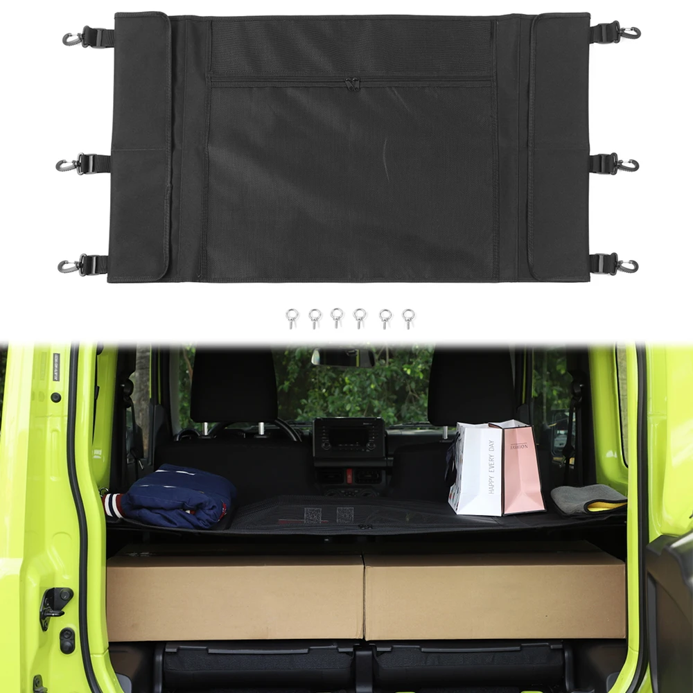 Car-Rear-Trunk-Storage-Curtain-Cover-Bag-Net-Organizer-for-Suzuki-Jimny ...