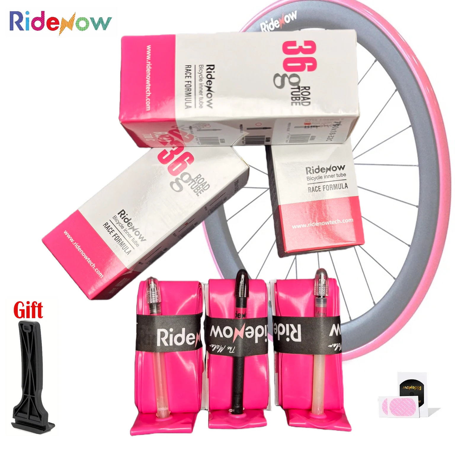 RideNow TPU Bike Inner Tube 700C Ultralight Bicycle Road TPU Inner Tube ...