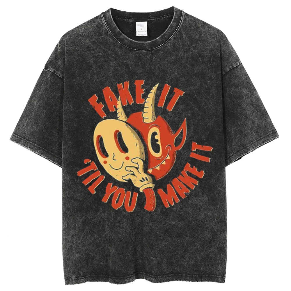 Devil-Y2K-T-Shirt-For-Men-Hip-Hop-Cartoon-Graphic-Print-Oversized ...