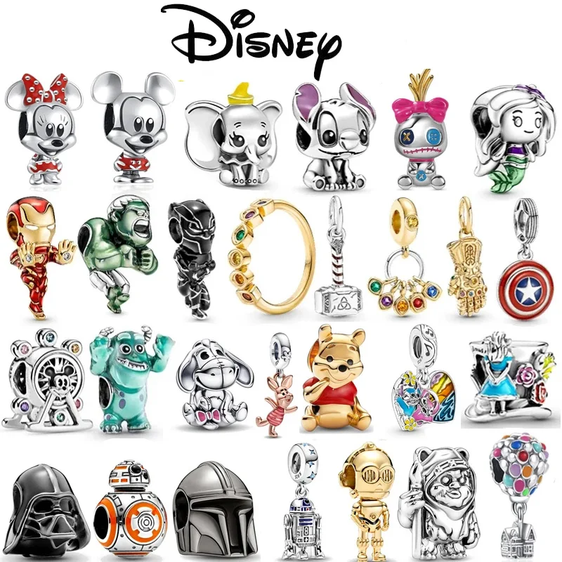 925-Silver-Disney-100th-Princess-Pumpkin-Cart-Mickey-Minnie-Dumbo-Charm ...
