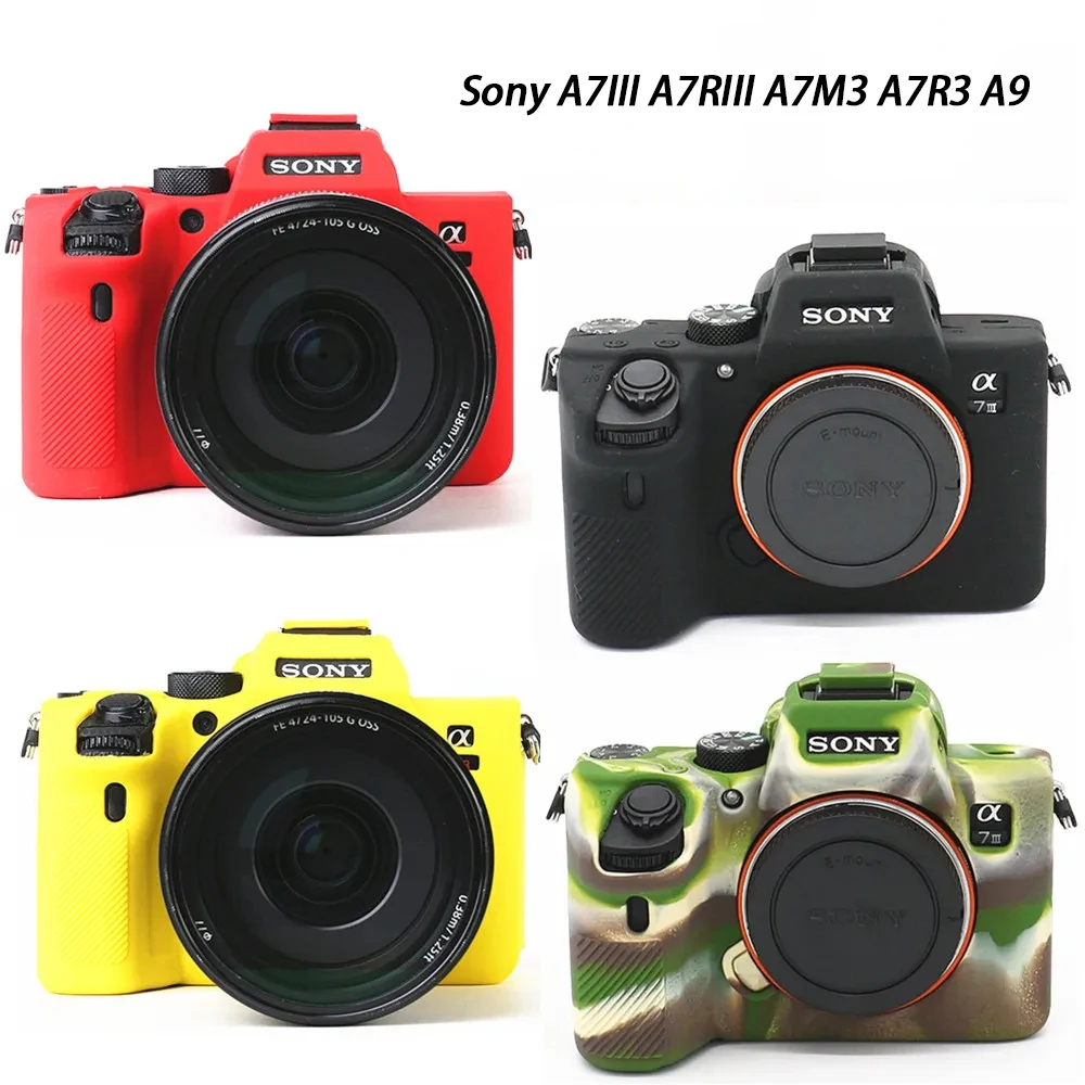 Soft A7III silicone Case Camera protect Bag for Sony A7 III A7RIII ...