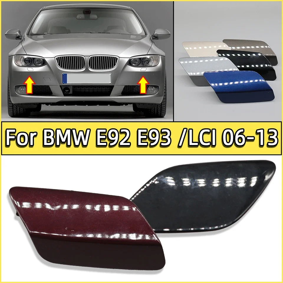 Front-Bumper-Headlight-Washer-Cover-Cap-For-2007-2013-BMW-328i-335i-E92 ...