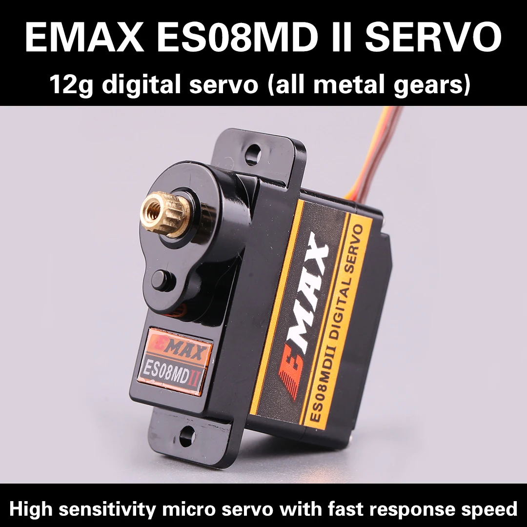 EMAX ES08MDII ES08MD II Metal GEAR Digital Servo up sg90 ES08A ES08MA ...
