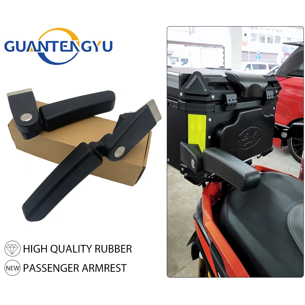 Motorcycle-Passenger-Armrests-Rear-Case-Aluminium-Tail-Box-Handrail-Fit ...