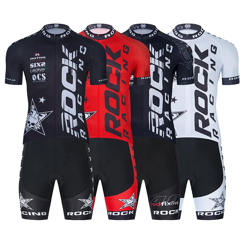 2023 rock racing ciclismo jérsei dos homens curto conjunto bib mtb ...