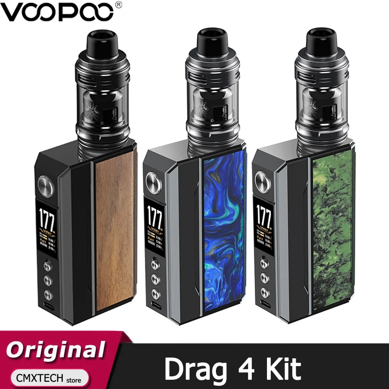 Original-VOOPOO-Drag-4-Kit-177W-Box-MOD-Vape-with-5-5ML-UFORCE-L-Tank ...