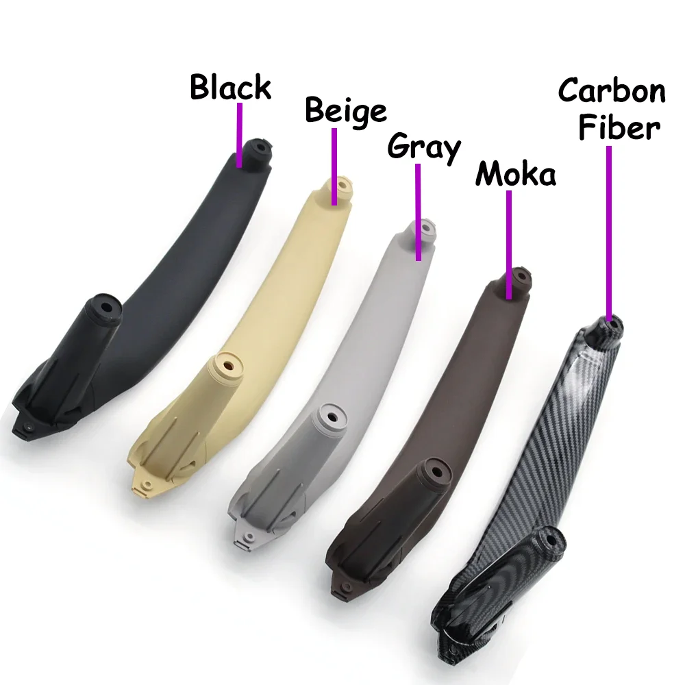 4xInner Interior Door Pull Handle Trim Cover For BMW X5 E70 X6 E71 E72