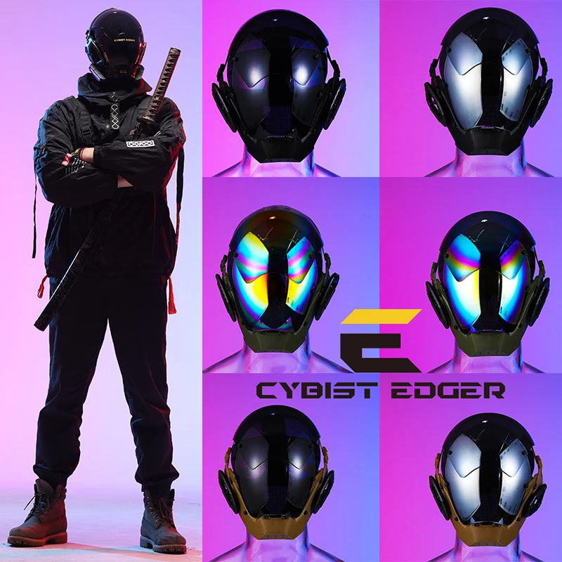 Cosplay Mask Standard Role Playing Cyber Future Futuristic Cool CQB ...