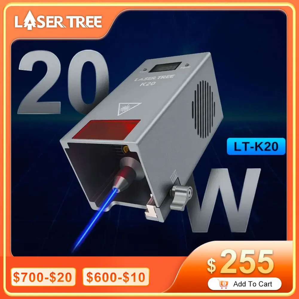 LASER-TREE-20W-Optical-Power-Laser-Head-with-Air-Assist-Laser-Kit-CNC ...