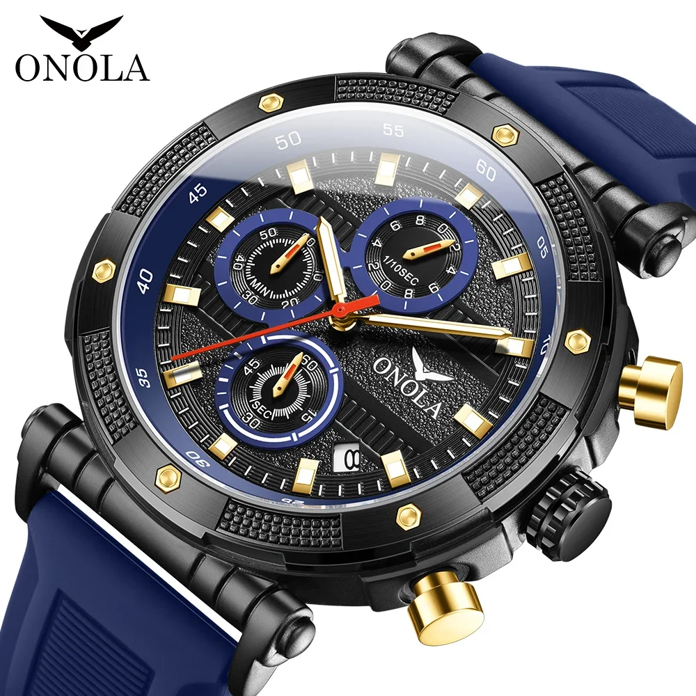 ONOLA-reloj-deportivo-de-cuarzo-para-hombre-cron-grafo-multifuncional ...
