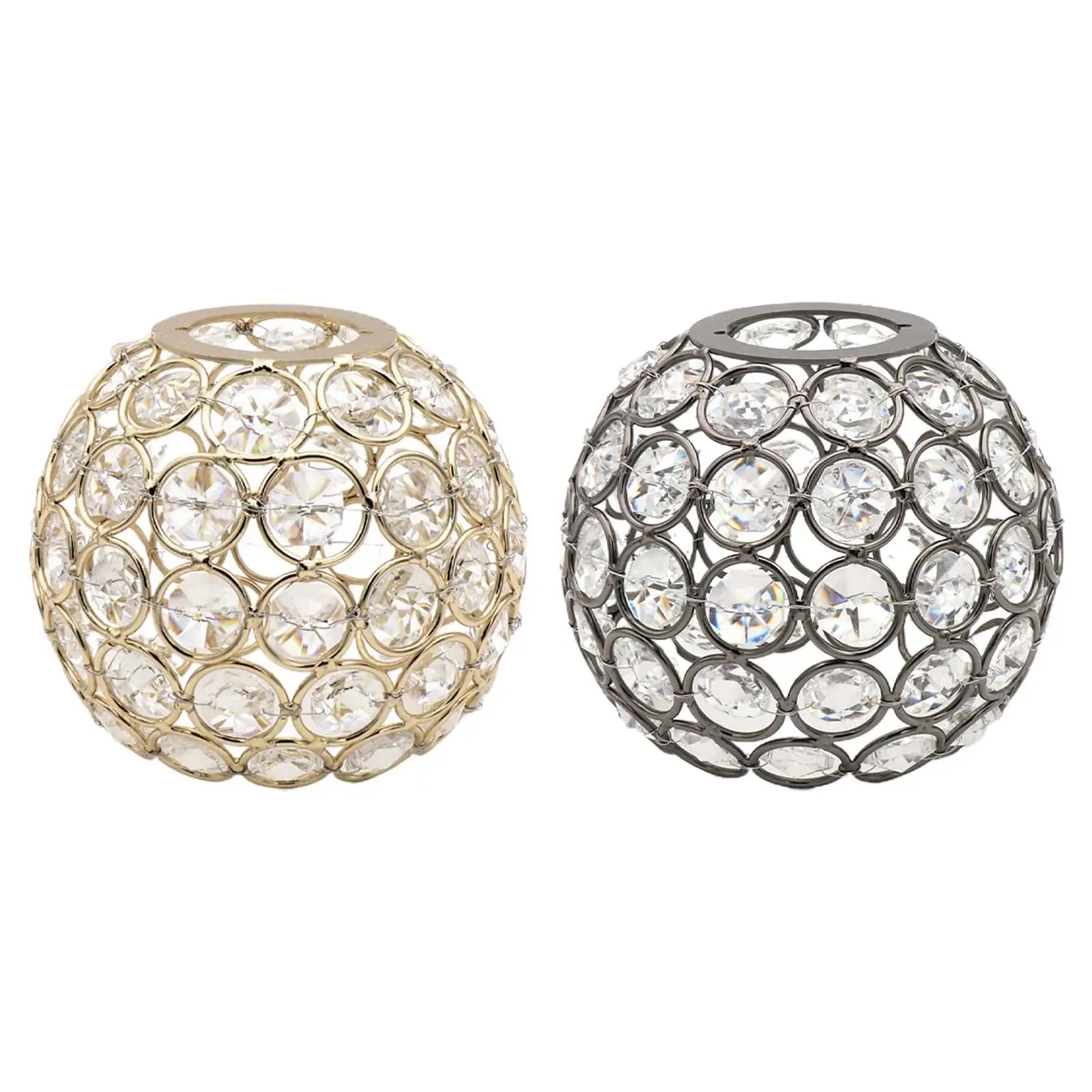 Ceiling-Light-Shade-Crystal-Lamp-Shade-Wedding-Round-Lampshade-Crystal ...