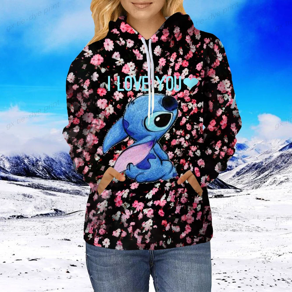 Lilo & stitch y2k roupas masculinas ponto com capuz hoodie roupas ...