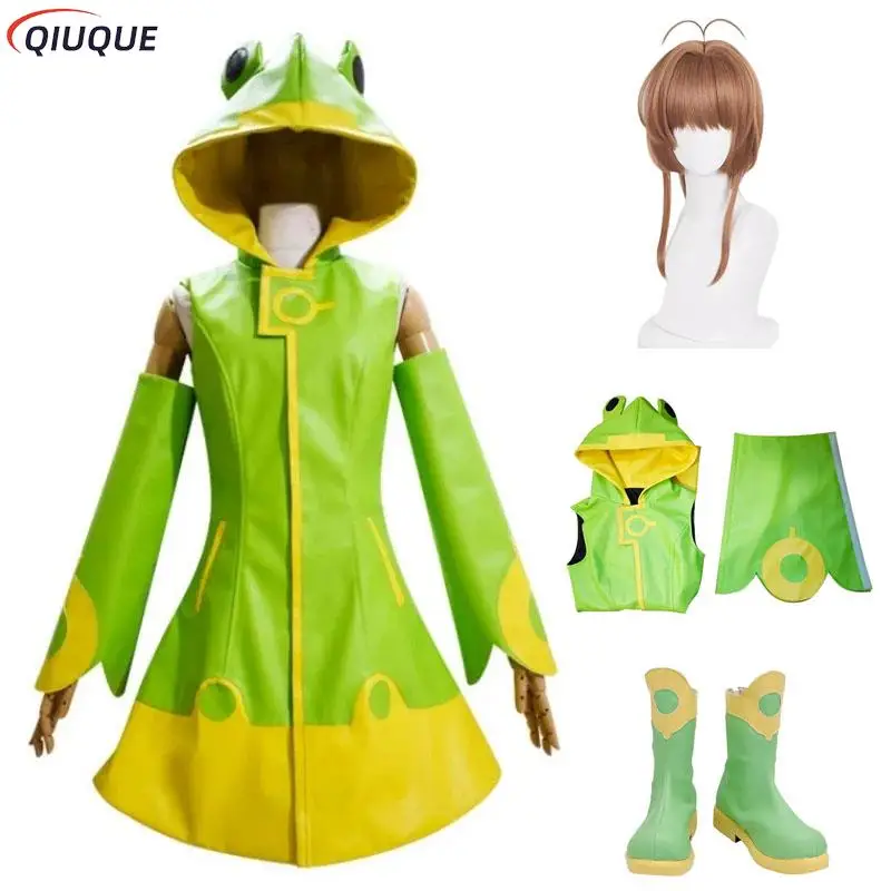Anime-Card-Captor-Kinomoto-Sakura-Cosplay-Costume-Wig-Shoes-Girls-Women ...