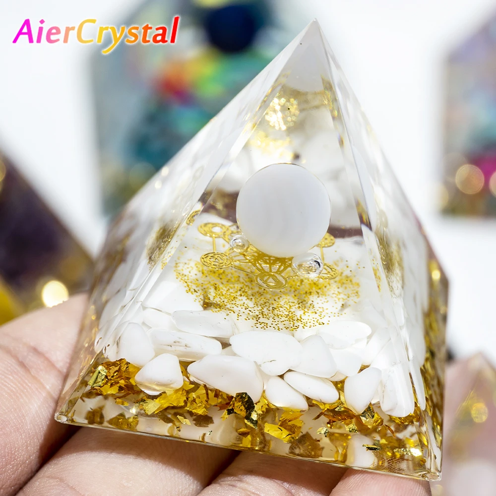 Gold Pyramid Crystal Natural | Energy Pyramid Tiger Eye | Tiger Eye ...