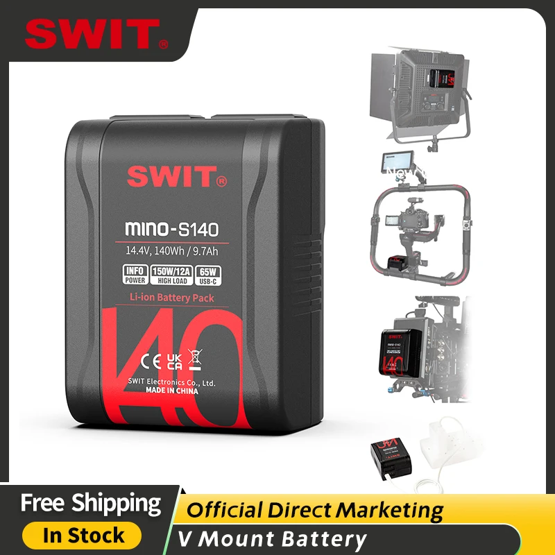 SWIT MINO S140 140Wh Pocket V mount Battery Pack| | - AliExpress