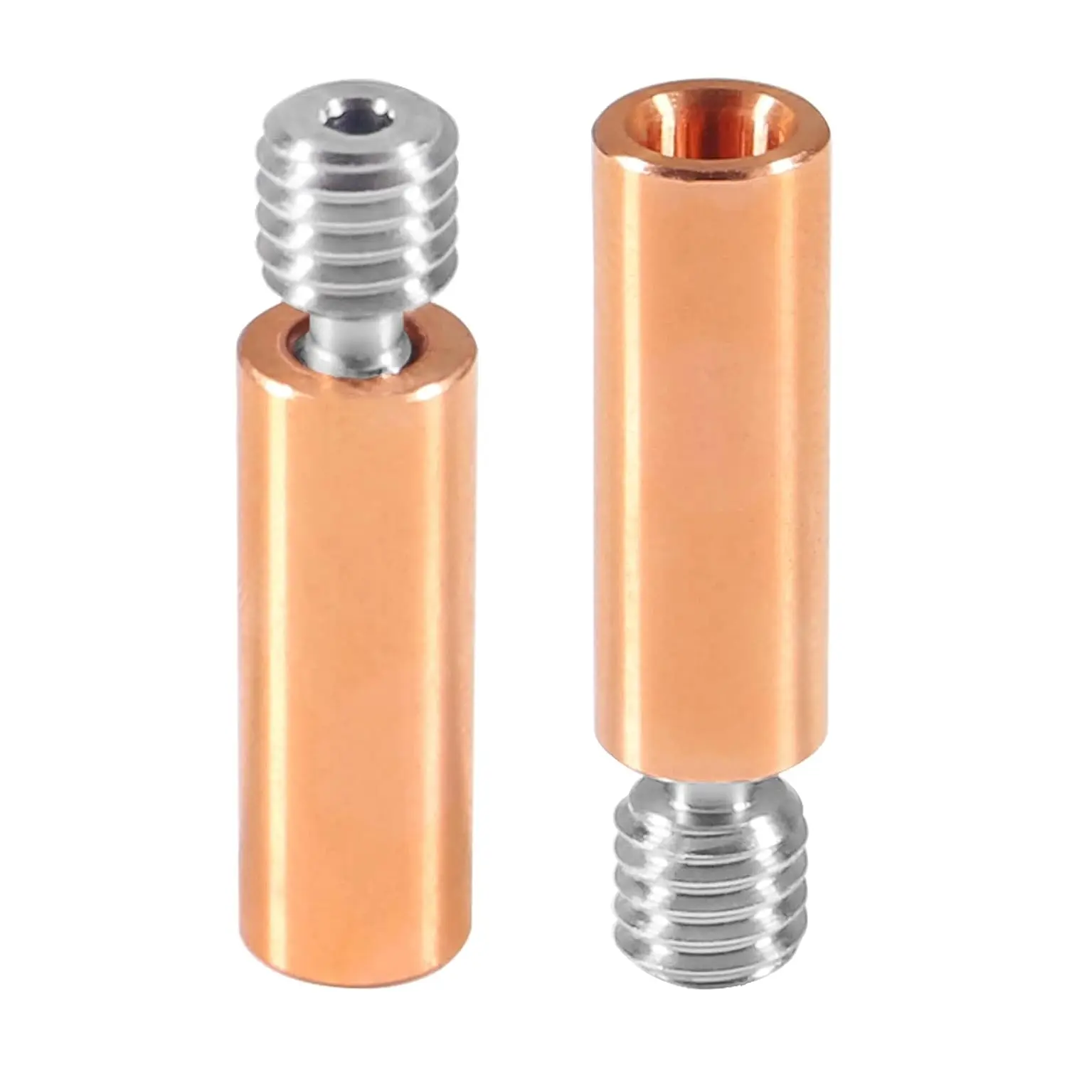 1PCS Upgrade All Metal Bimetal Heatbreak Copper Titanium TC4 Throat for ...